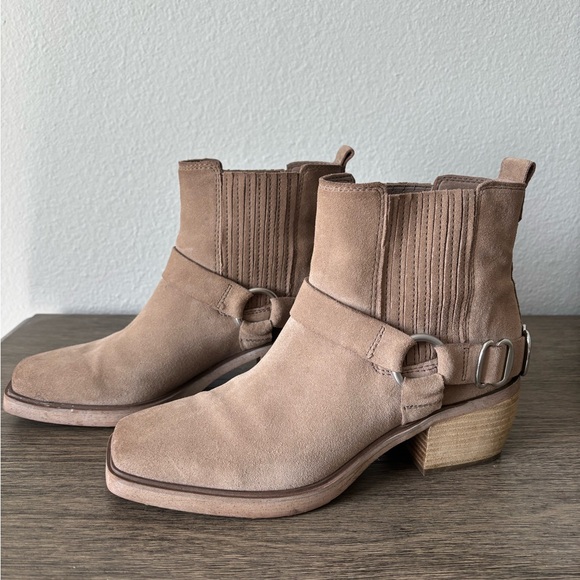 Sam Edelman | Shoes | Sam Edelman Tan Suede Bellamie Boots | Poshmark